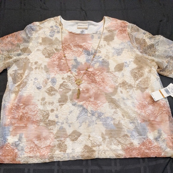 Alfred Dunner | Tops | Size 3x Alfred Dunner 3pc Set Blouse Tank ...